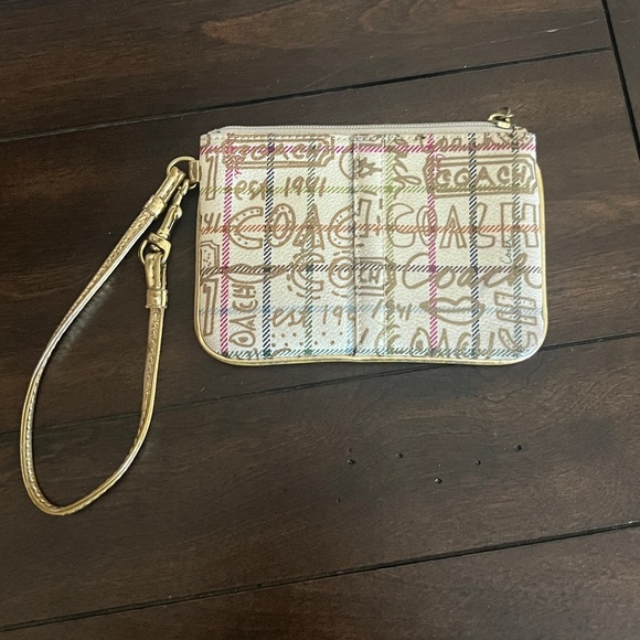 Coach | Bags | Coach Graffiti Style Wristlet Has Been Discontinued ...